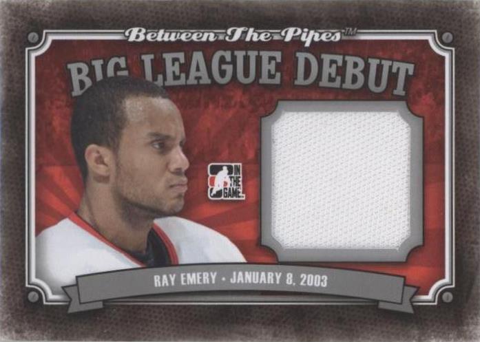 2013-14 In the Game Between the Pipes - Big League Debut Silver #BLD-16 ...