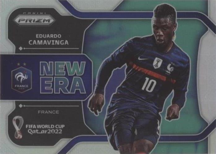 2022 Panini Prizm World Cup Qatar - New Era Eduardo Camavinga #22 ...