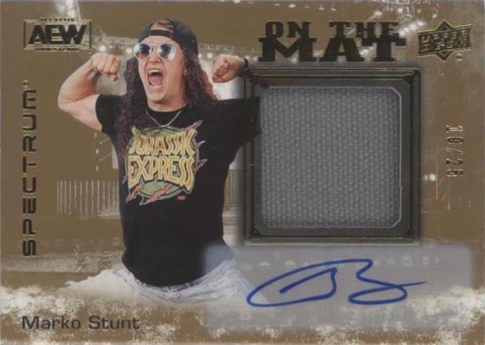 2021 Upper Deck AEW Spectrum - On the Mat Relic Autographs #OTM-13 ...