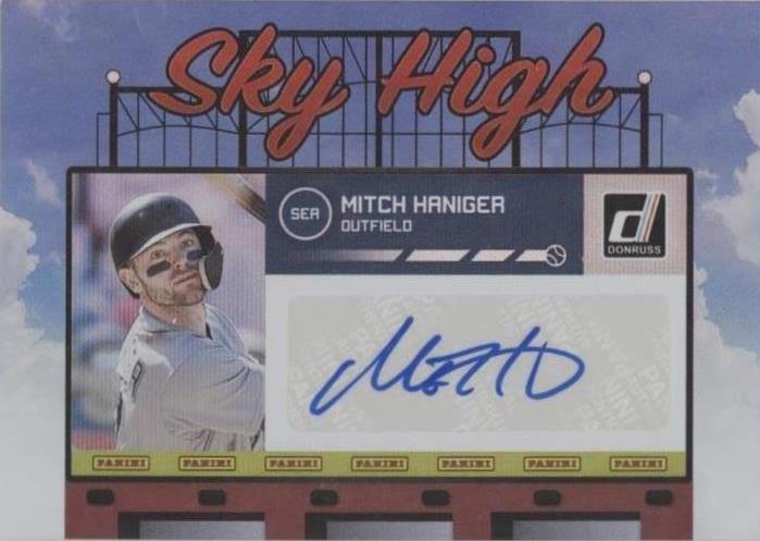 2020 Panini Donruss - Sky High Signatures #SHS-MH Mitch Haniger (AU ...