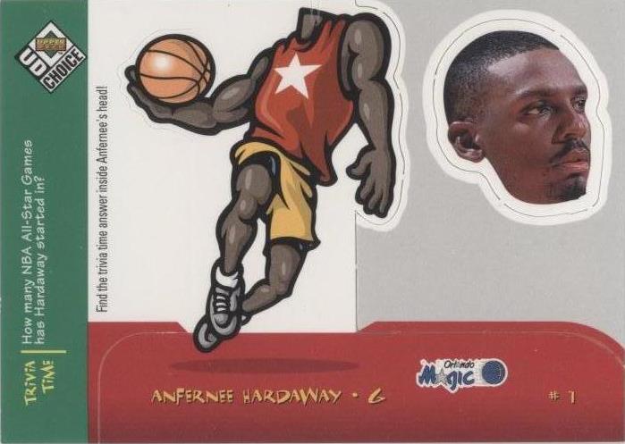 1998-99 Upper Deck UD Choice - #19 Anfernee Hardaway for 1998-99 Upper Deck UD Choice - #19 Anfernee Hardaway for