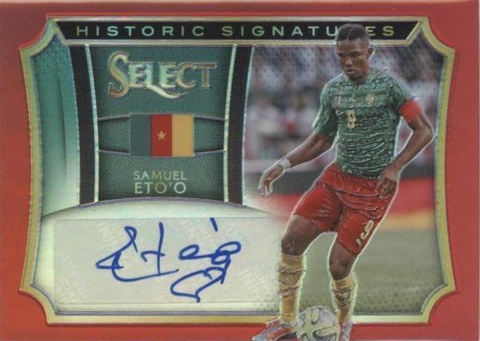 2015-16 Panini Select - Historic Signatures Samuel Eto'o #HS-SE Red ...