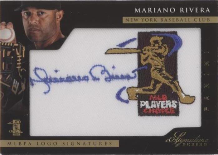 2012 Panini Signature Series - MLBPA Logo Patch Signatures #40 Mariano ...