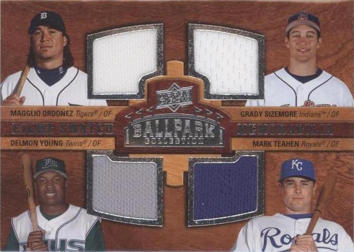 2008 Upper Deck Ballpark Collection - Eight Swatch Memorabilia Ken ...