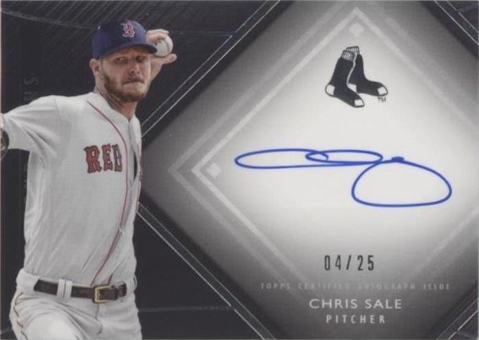 2017 Topps Diamond Icons - Diamond Autographs #DA-CS Chris Sale /25 (AU ...