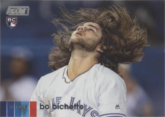 2020 Topps Stadium Club - SP Image Variation Hair Flip #112 Bo Bichette ...