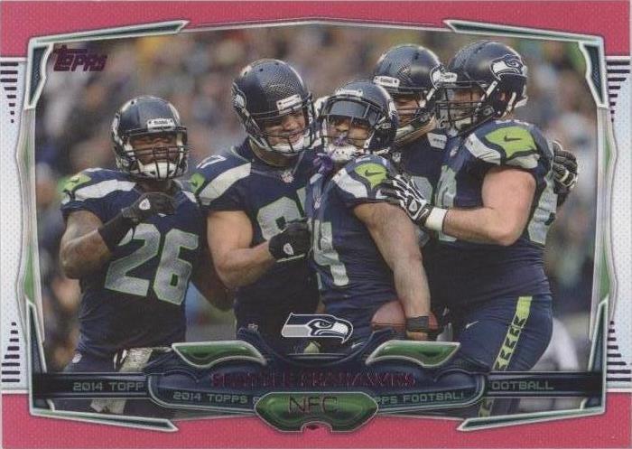 2014 Topps - BCA Pink #204 Seattle Seahawks Team /499 for sale online ...