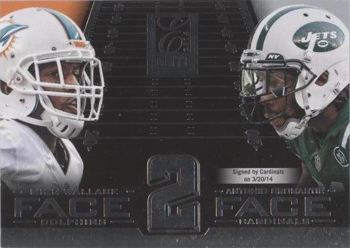 2014 Panini Elite - Face 2 Face Silver #6 Mike Wallace, Antonio ...