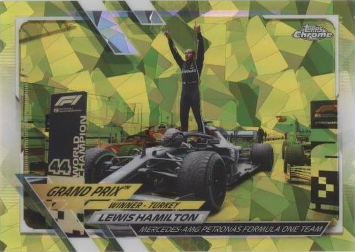2021 Topps Chrome Sapphire Edition Formula 1 - Grand Prix Winners Lewis ...