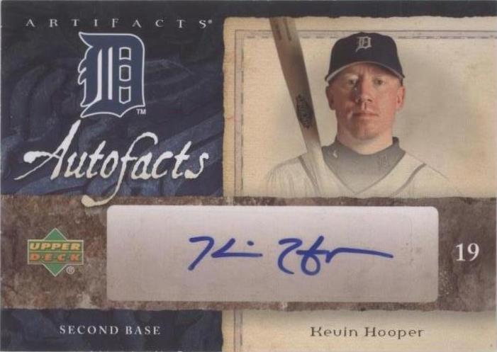 2007 SPx - Artifacts Autofacts Preview Kevin Hooper #AU-KH (AU) for ...