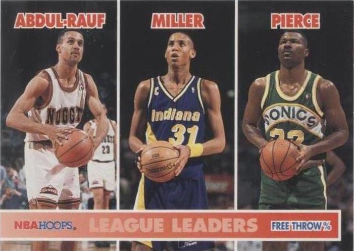 1994-95 NBA Hoops - Reggie Miller, Mahmoud Abdul-Rauf, Ricky Pierce ...