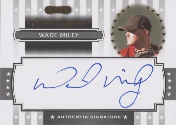 2008 Razor Signature Series - Exclusive Signatures Wade Miley #ES-33 ...