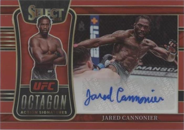 2022 Panini Select UFC - Octagon Action Signatures Red Prizm #OA-JCN ...