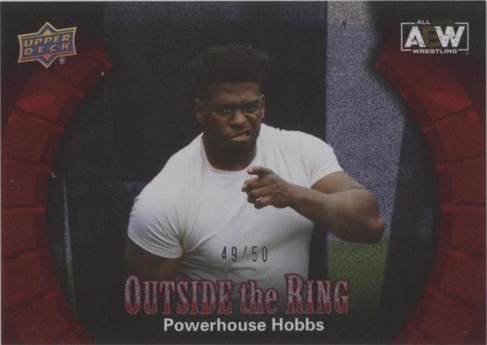 2022 Upper Deck AEW All Elite Wrestling - Outside the Ring Red #OTR-9 ...