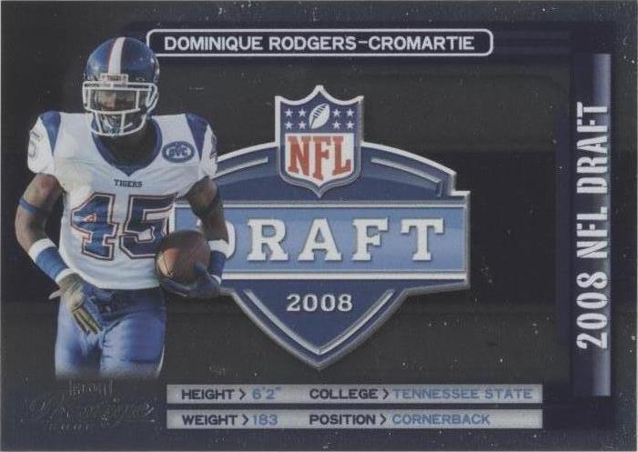 2008 Prestige - Nfl Draft Dominique Rodgers-Cromartie #NFL-15 Foil /100 ...