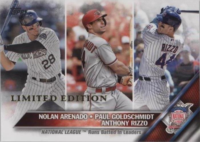 2016 Topps - League Leaders Limited Edition #166 Paul Goldschmidt ...
