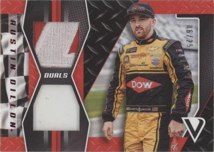 2019 Panini Victory Lane - Dual Swatches Red #DS-AD Austin Dillon /25 ...