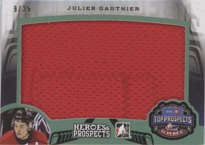 2015-16 Leaf In the Game Heroes & Prospects - Top Prospect Game Jersey ...