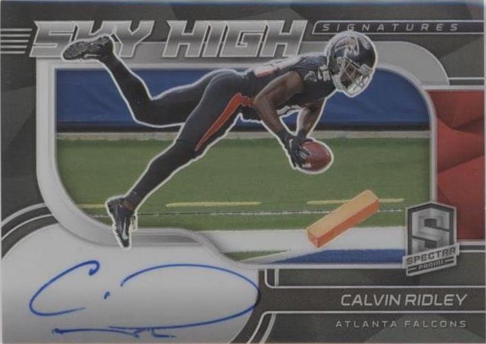2021 Panini Spectra - Sky High Signatures #SKS-CR Calvin Ridley /75 (AU ...
