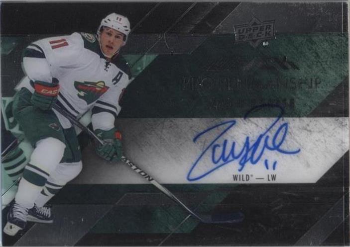 2015-16 UD Black - Pro Penmanship #PEN-ZP Zach Parise (AU) for sale ...