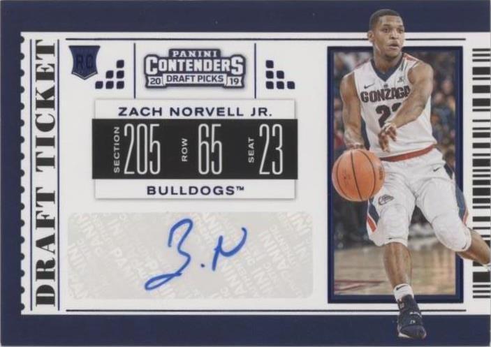 2019-20 Panini Contenders Draft Picks - College Ticket Draft Ticket ...