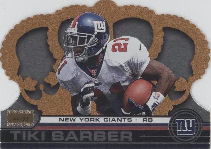 2001 Pacific Crown Royale - Premiere Date #89 Tiki Barber /99 for sale ...