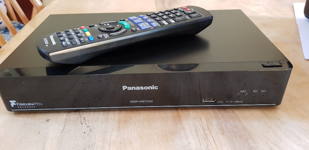 PANASONIC DMR-HWT250EB Freeview Play Smart Digital TV Recorder | in ...