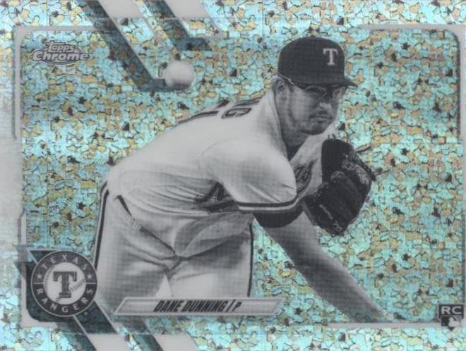 2021 Topps Chrome - Black and White Mini-Diamond Refractor #187 Dane ...