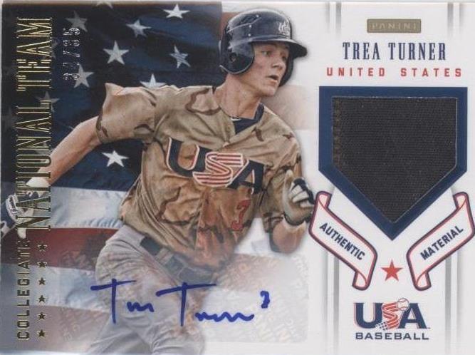 2012 Panini USA Baseball National Team - Collegiate National Team Trea ...