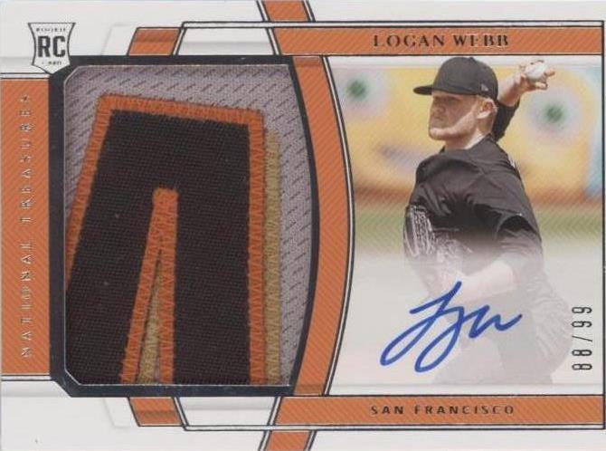 2020 Panini National Treasures - Rookie Material Signatures #189 Logan ...