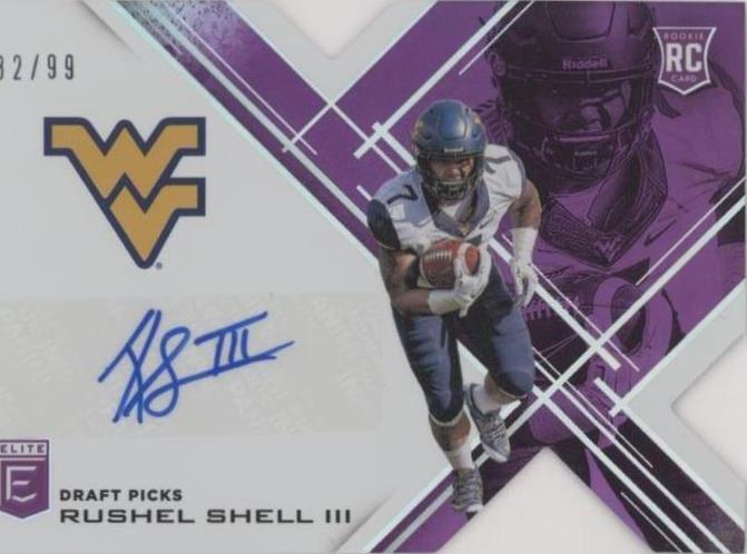 2017 Panini Elite Draft Picks - Draft Picks Status Purple Die-Cut ...