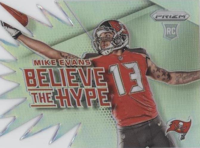 2014 Panini Prizm - Believe the Hype Mike Evans #BH5 Silver Prizm (RC ...