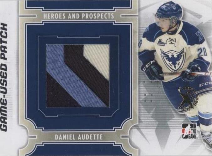 2013-14 In the Game Heroes and Prospects - Game-Used Daniel Audette #M ...