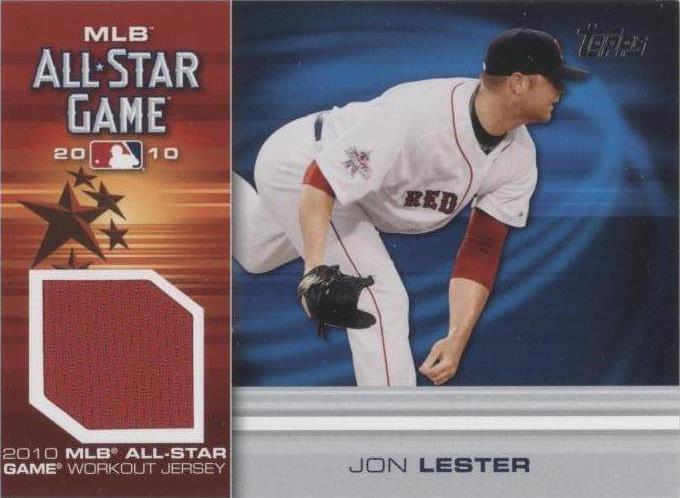 2010 Topps Update Series - All-Star Stitches Relics #AS-JL Jon Lester ...