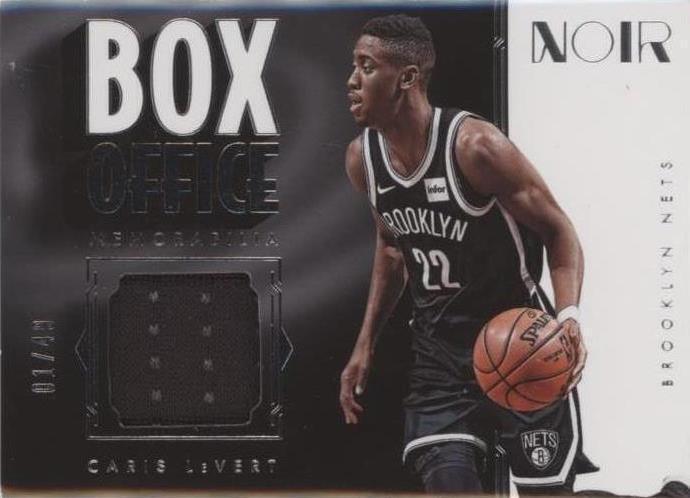 2017-18 Panini Noir - Box Office Memorabilia Caris LeVert #BO-CL /49 ...