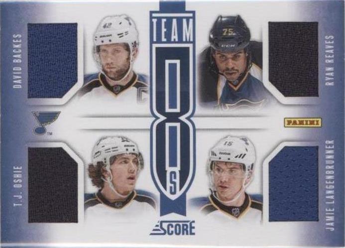 2013-14 Score - Team 8s Jerseys Alex Pietrangelo, David Perron, T.J ...