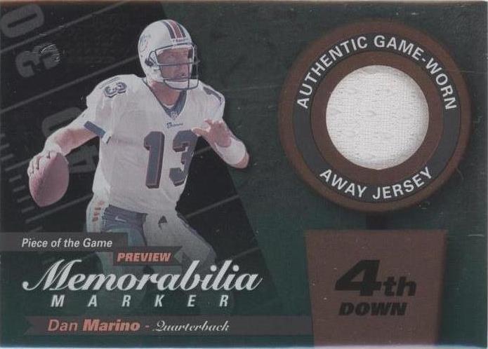2000 Leaf Limited - Piece of the Game Preview Memorabilia Marker 4th ...