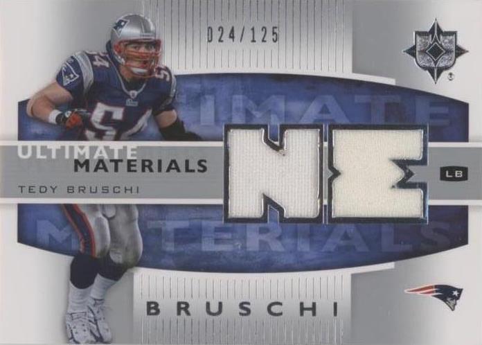2007 Ultimate Collection - Ultimate Materials Tedy Bruschi #UM-TE2 /125 ...