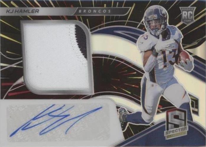 2020 Panini Spectra - Rookie Patch Autographs KJ Hamler #225 Hyper /75 ...