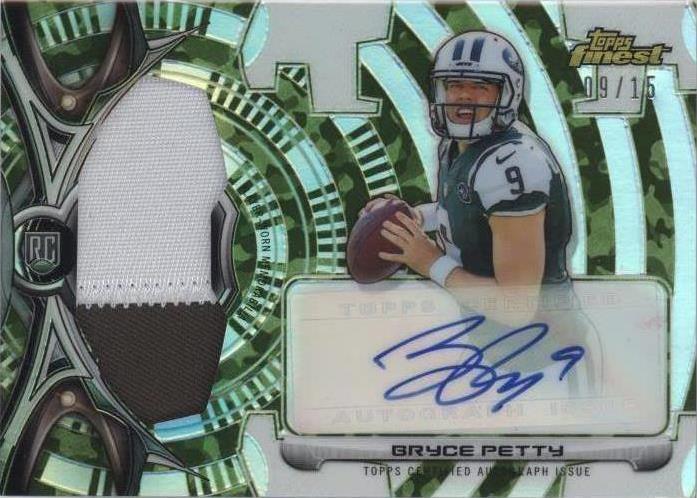 2015 Topps Finest - Rookie Refractor Autographed Patch STS Camo ...
