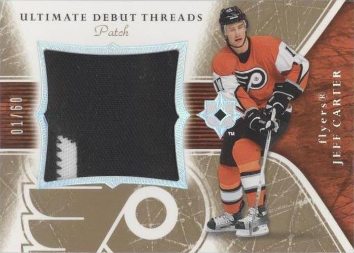 2005-06 Ultimate Collection - Ultimate Debut Threads Patch Jeff Carter ...