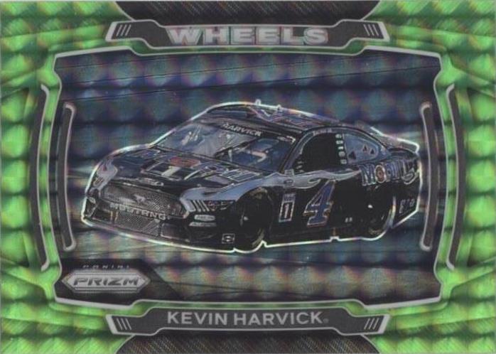 2021 Panini Prizm - Wheels Reactive Green Prizm #63 Kevin Harvick for sale online | eBay