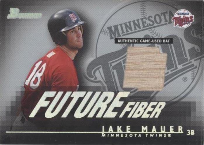 2003 Bowman - Future Fiber Jake Mauer #FF-JDM (MEM) for sale online | eBay