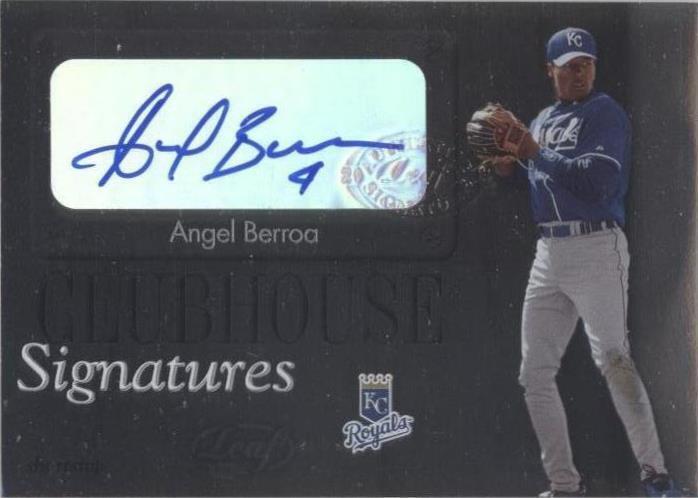 2003 Leaf - Clubhouse Signatures Angel Berroa #21 Silver /100 (AU) for ...