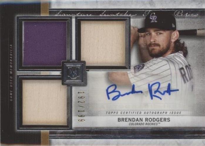 2020 Topps Museum Collection - Signature Swatch Triple Relics #SSTA-BR ...