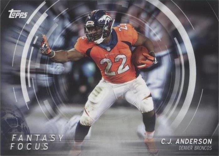 2015 Topps - Fantasy Focus C.J. Anderson #FF-CA for sale online | eBay