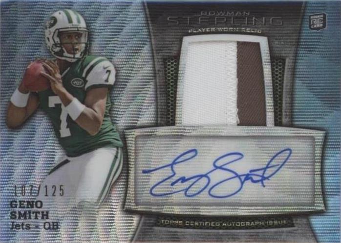 2013 Bowman Sterling - Autograph Rookie Relics Blue Wave Refractor # ...