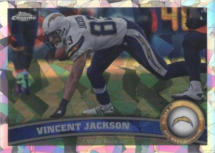 2011 Topps Chrome - Vincent Jackson #157 Crystal Atomic Refractor /139 ...