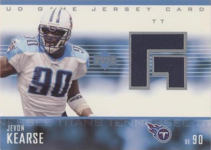 2003 Upper Deck - Ud Game Jersey #GJ-JK Jevon Kearse (MEM) for sale ...