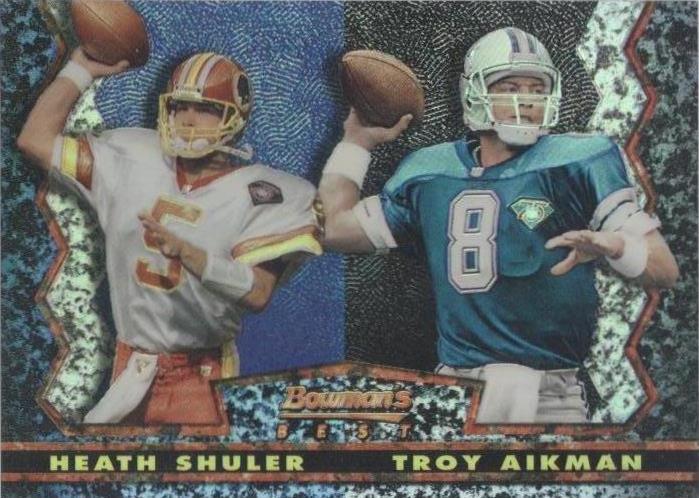 1994 Topps Stadium Club - Bowman's Best Troy Aikman, Heath Shuler #22 ...